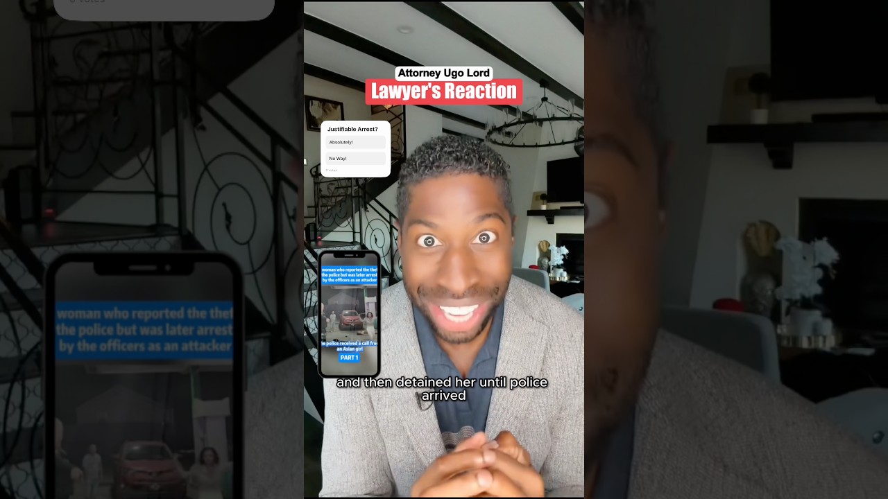 Victim Tackles Phone Thief… Then Police Arrest HER?! Justifiable Arrest? Attorney Ugo Lord Reacts!