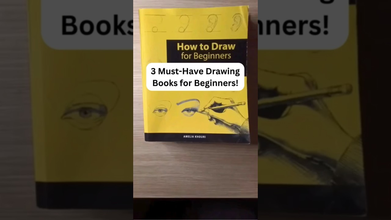3 Must-Have Drawing Books for Beginners Who Want to Learn How to Draw #shorts  #howtodraw #drawing