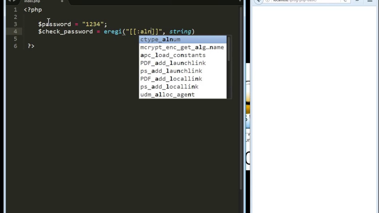 tutorial 40   iprog php eregi function