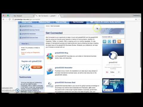 globalEdge tutorial