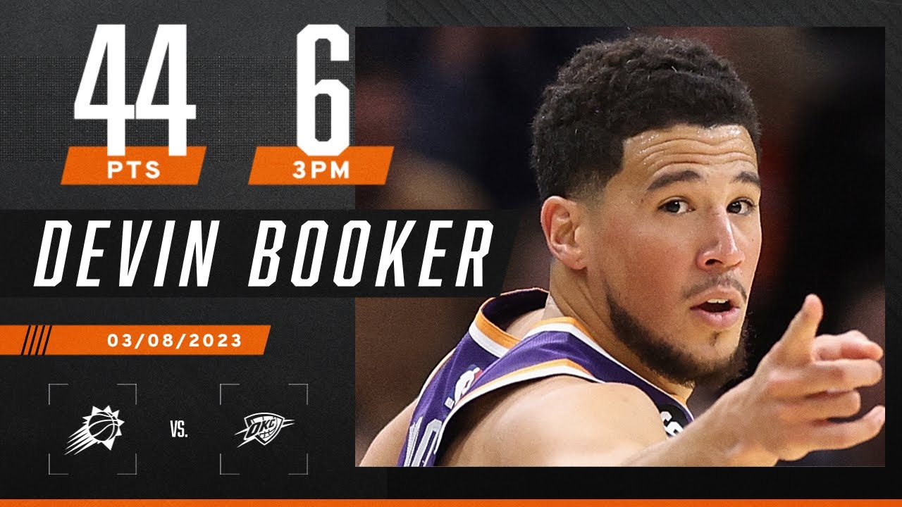 Devin Booker propulse les Suns à une victoire éclatante face au Thunder ...