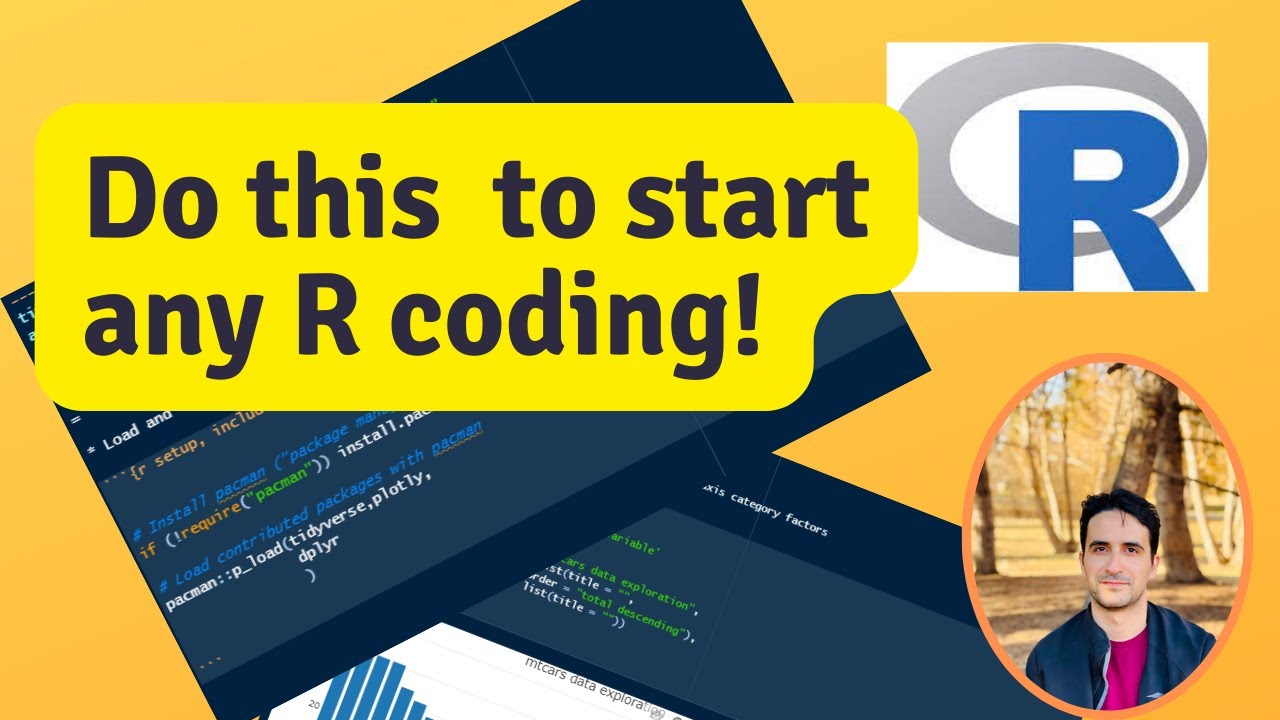 Start all your R codes with this code snippet. Tutorial for beginners: R package installation.
