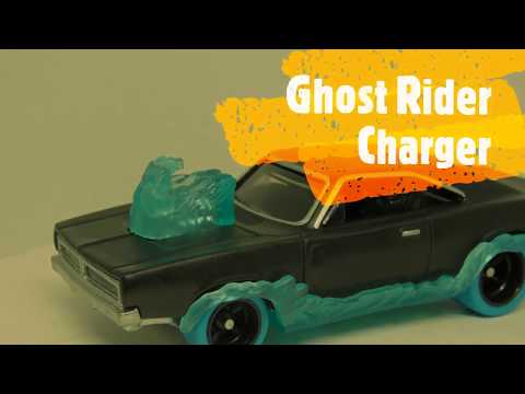 2020 Hot Wheels Entertainment MIX 1: Ghost Rider Charger - 360 Degree View