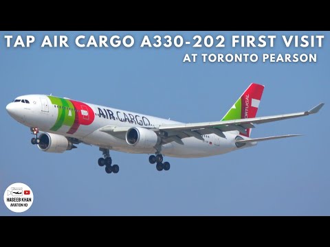 First Visit Of TAP Portugal Air Cargo Airbus A330-202 | CS-TOP | Arrival & Departure Toronto Pearson