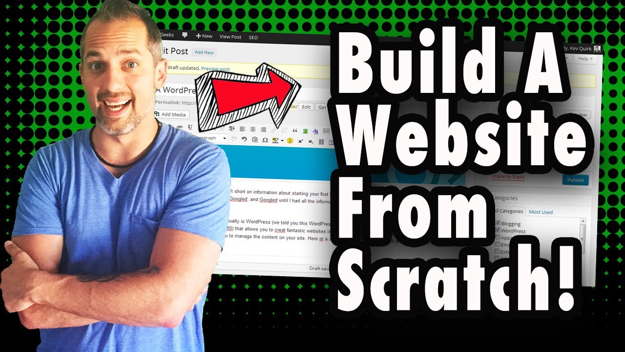 How to Make a Website from Scratch without code, html, or complicated tools - The YouTube ...