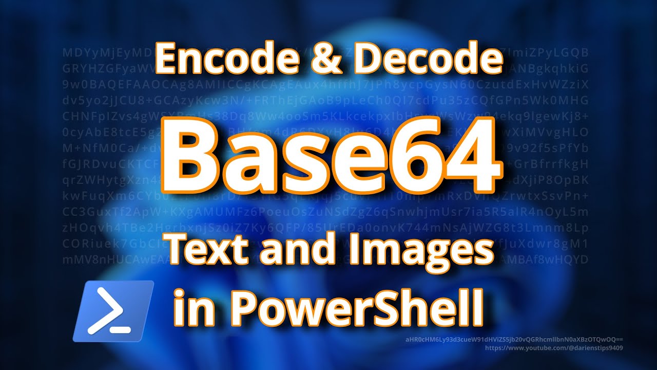 Encode & Decode Base64 Text and Images in PowerShell — Step-by-Step