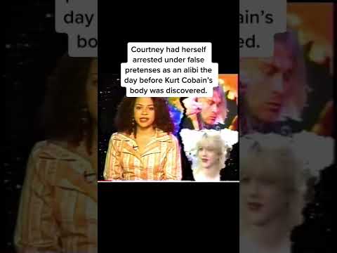 Kurt Cobain's Wife Courtney Love was Arrested #shorts