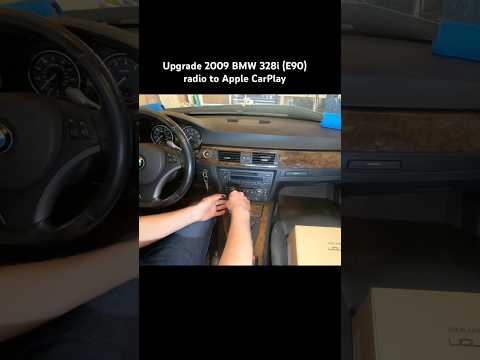 Upgrade 2005-2011 BMW 328i E90 radio to Apple CarPlay & Android Auto head unit. #eonon #e90 #bmwe90