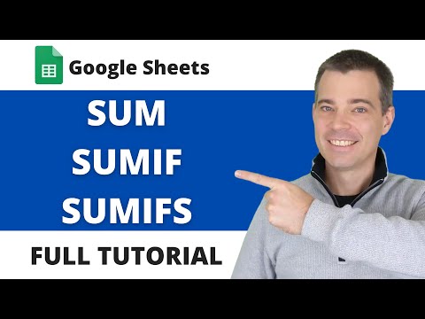 SUM, SUMIF, SUMIFS Functions in Google Sheets