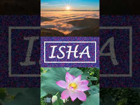 ☀️ ISHA - HINDU girl names | ISHA Name WhatsApp Status | #Shorts