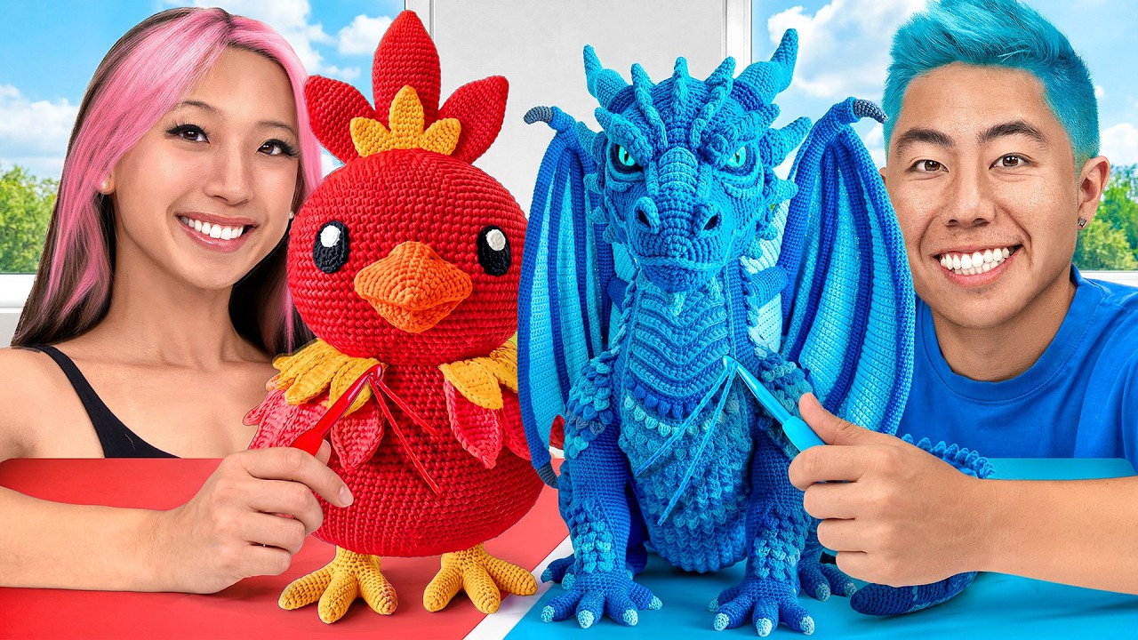 I Made Crochet Art In ONE COLOR!
