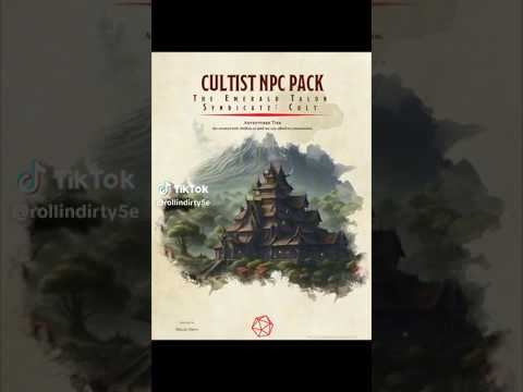 NPC Pack - Emerald Talon Syndicate: Cultists 04/2024 Release