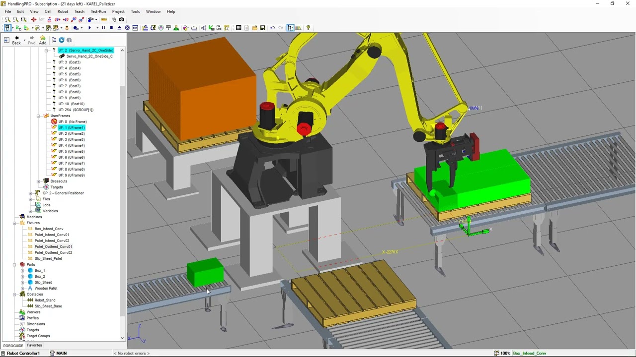 KAREL Programming Palletizer Part 1