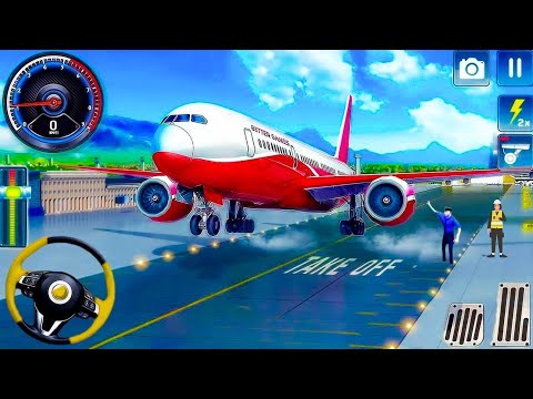 Flight Airplane City Pilot Simulator - Plane Boeing Emergency Landing - Android Gameplay