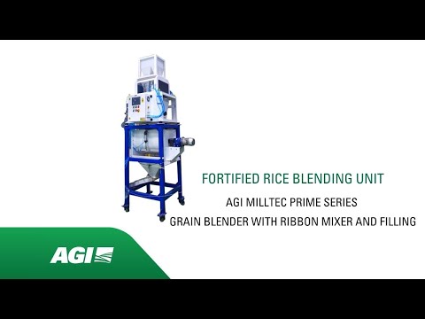 AGI Milltec Ribbon Blender Mixer - AGI Milltec GBRA-10 Grain Blender with Ribbon Mixer and ...