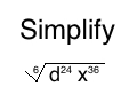 Simplifying a Radical (Sixth Root)