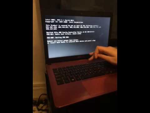 Asus laptop - Reboot and select proper boot device HELP!!