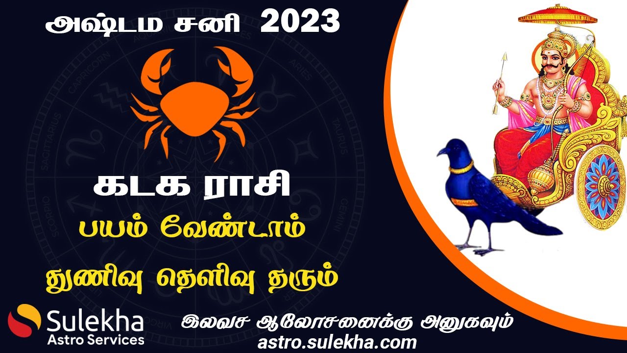 Saturn Transit Cancer 2023 to 2025 - Kataka Rasi Sani Peyarchi - Kark ...