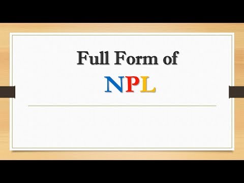 Full Form of NPL || Did You Know?