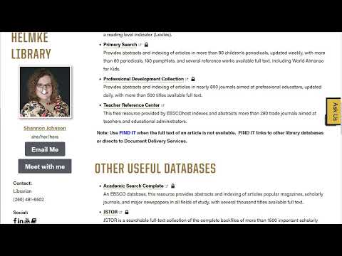 Into to education resources and ERIC