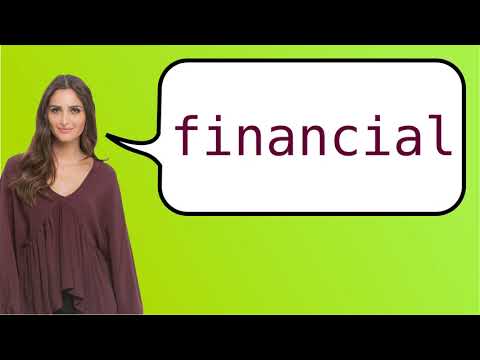 Como dizer 'financeiro' em ingles?
