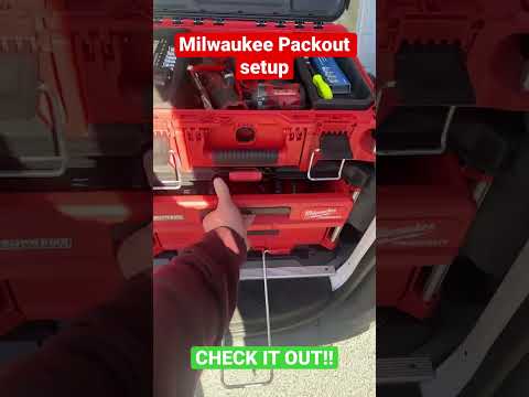 Milwaukee Packout setup #drawers