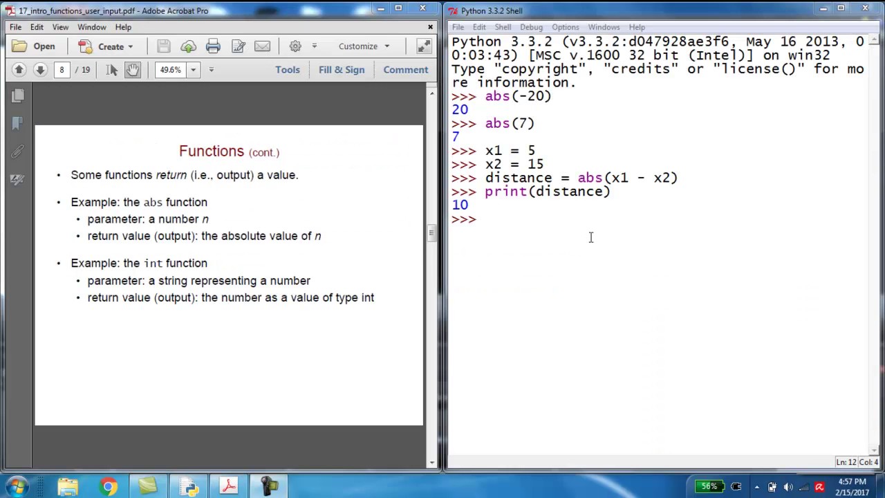 Python: Built-In Functions and User Input