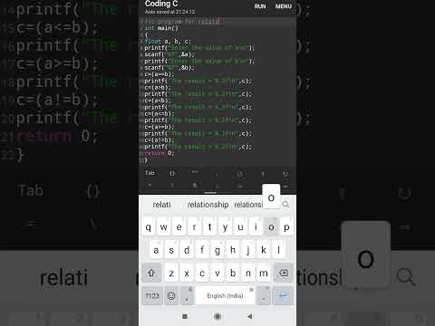 C Programming | Relational Operators | Coding C