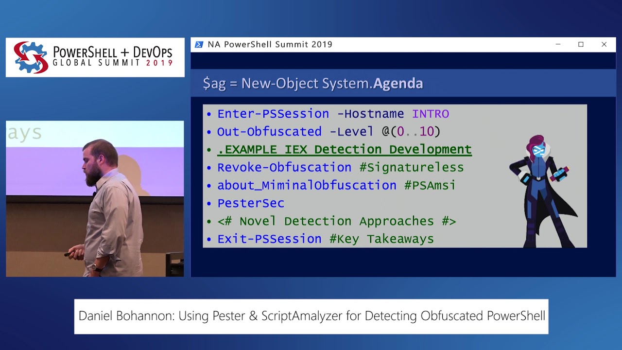 Using Pester & ScriptAnalyzer for Detecting Obfuscated PowerShell by Daniel Bohannon