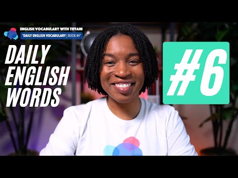 LEARN DAILY ENGLISH VOCABULARY | BOOK 4 WORD #6 "CLINCH" | ENGLISH VOCABULARY WITH TIFFANI