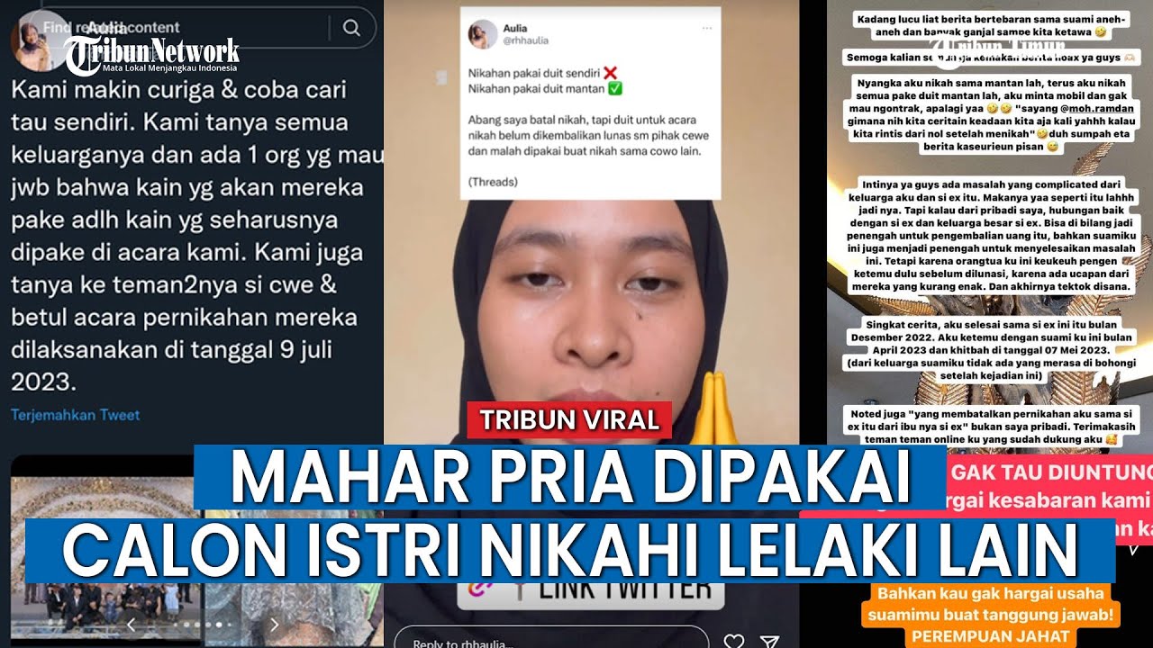 Sudah Batal Nikah Uang Mahar Rp 120 Juta Malah Dipakai Calon Istri Nikahi Lelaki Lain