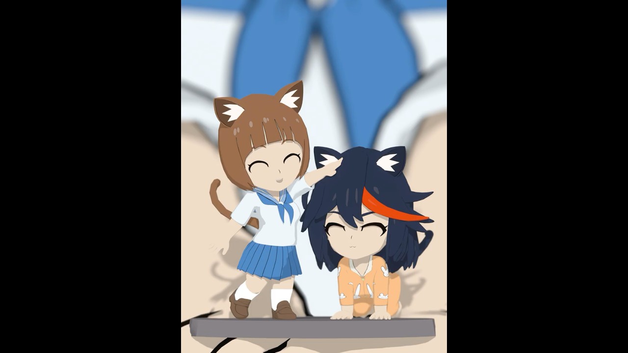 Ryuko Meow-toi!  #anime