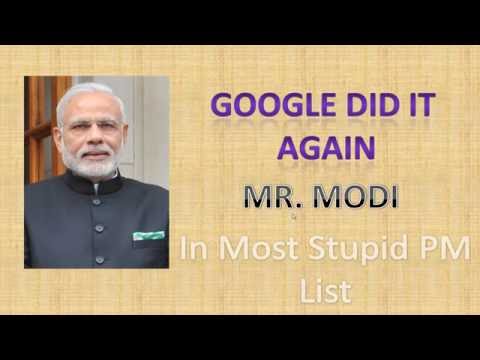 Google surpise Narendra Modi Adding Picture in The ‘Most Stupid Prime Ministers Of The World