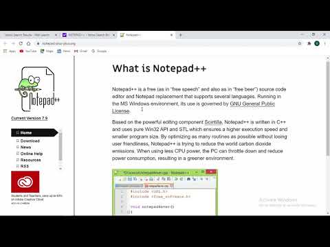 How to install and Downloads | Notepad++ Free latest version Windows All 2022 #Python Learn