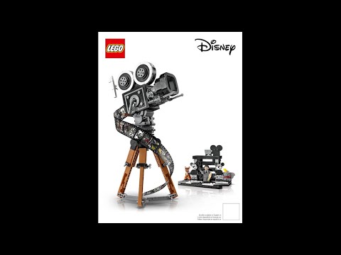 LEGO Instructions | Disney | 43230 | Walt Disney Tribute Camera | Disney 100