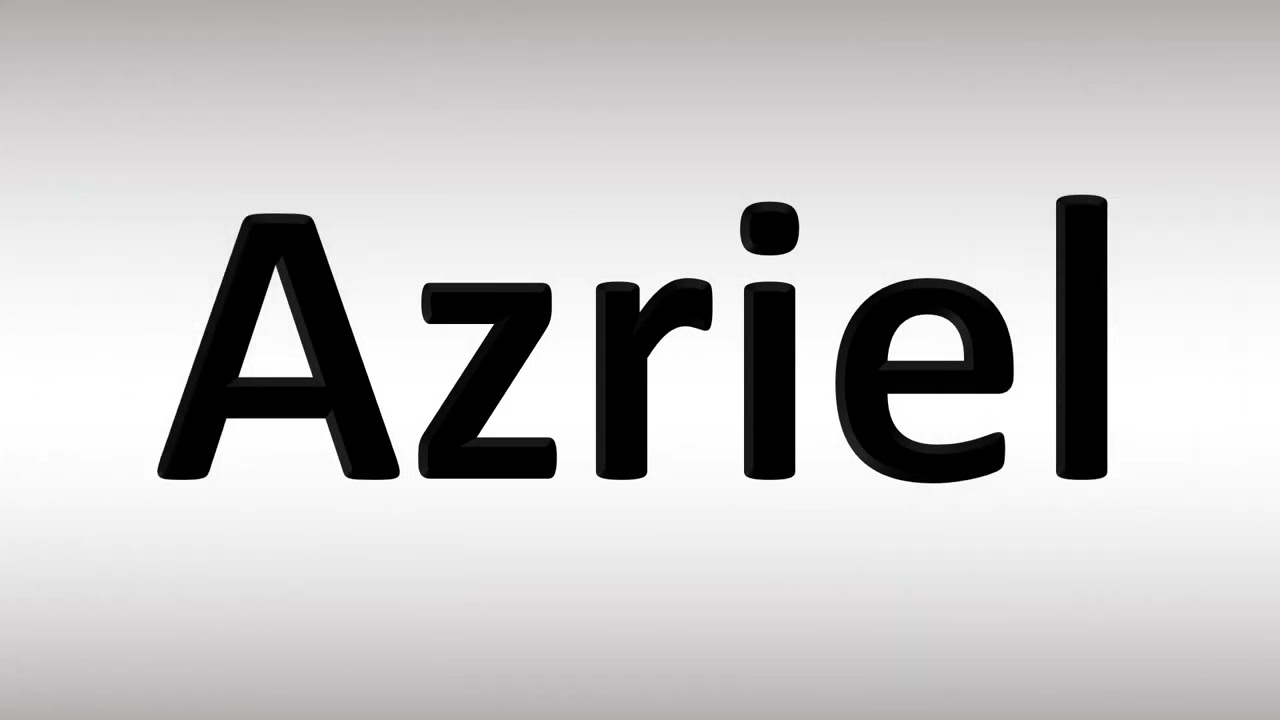 How to Pronounce Azriel (A Court of Mist and Fury, ACOTAR)