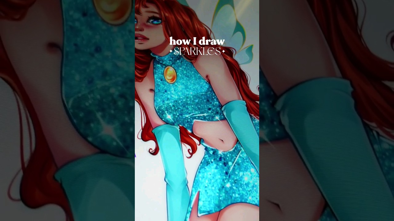 Creating a sparkly effect + free brushset! 💜#procreate #arttutorial