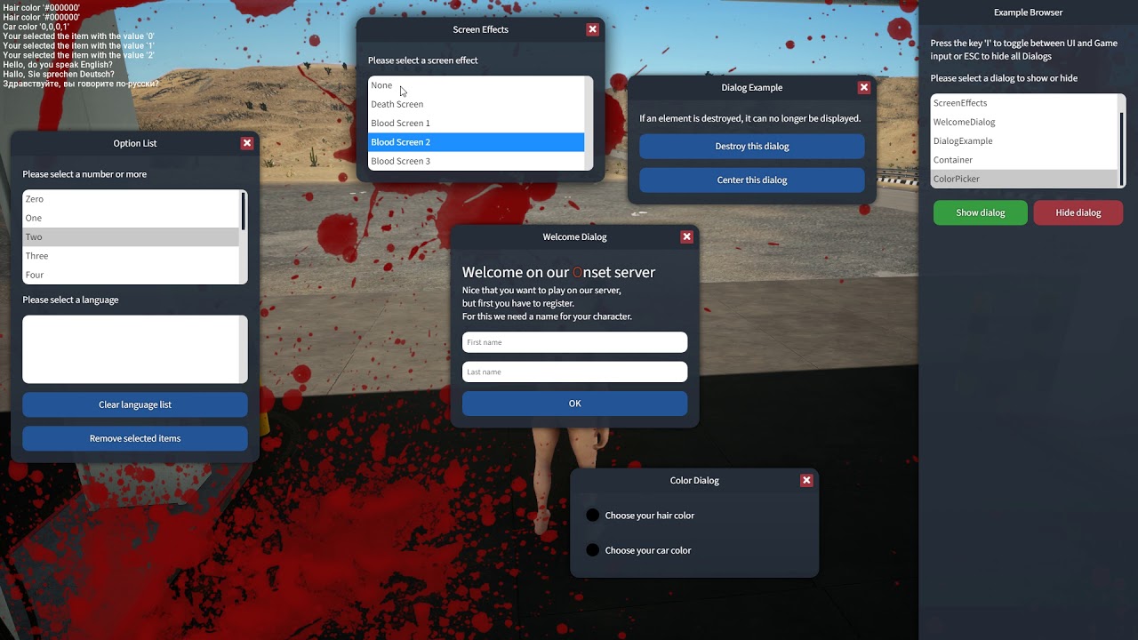 UI Framework for the Game Onset on GitHub