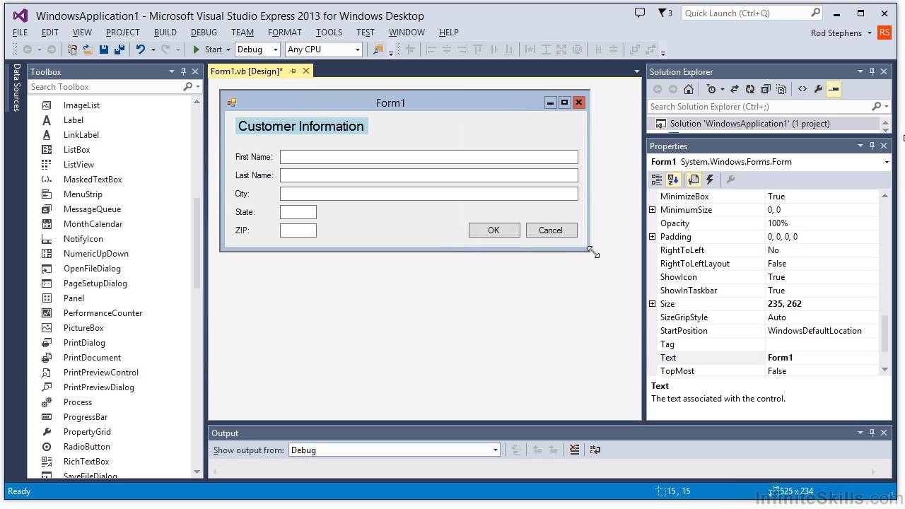 Visual Basic .NET Tutorial | Anchoring Controls