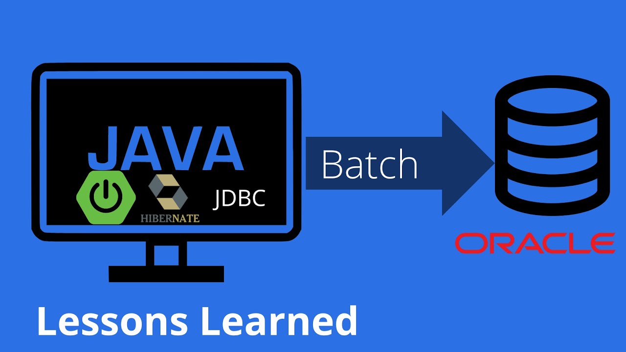 Java batch insert - Lessons Learned
