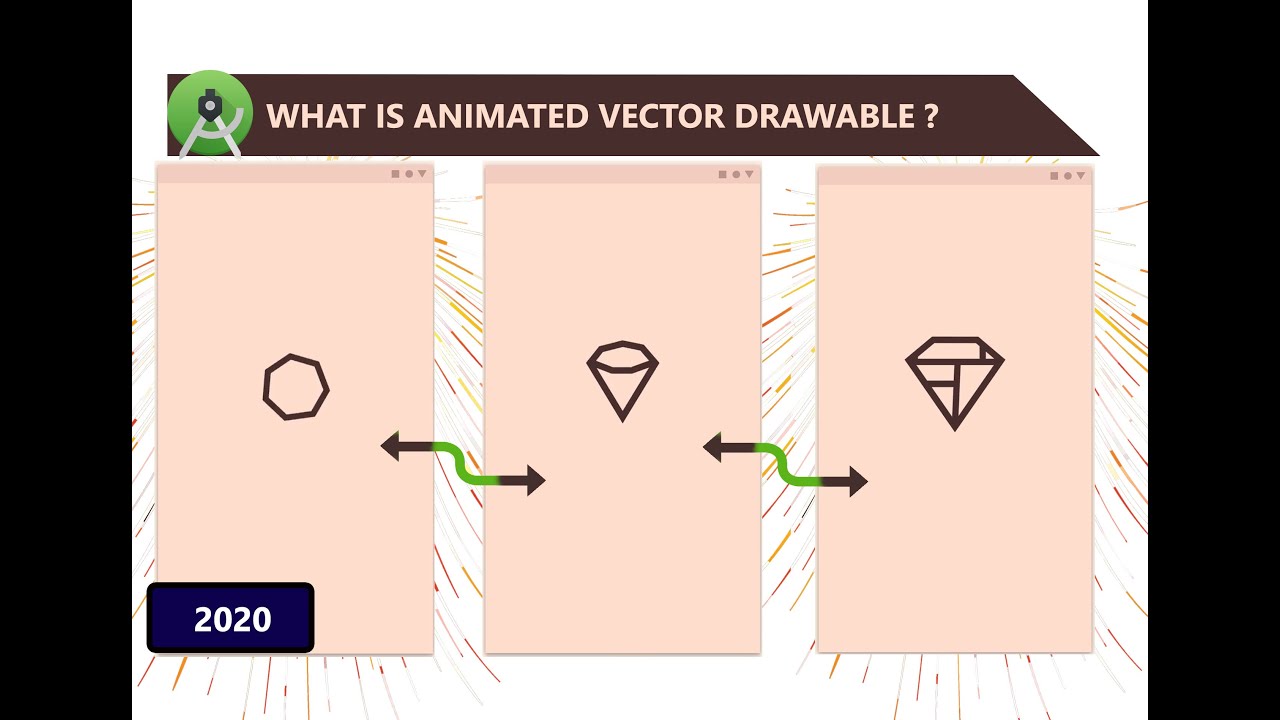 WHAT IS ANIMATED VECTOR DRAWABLE IN ANDROID STUDIO