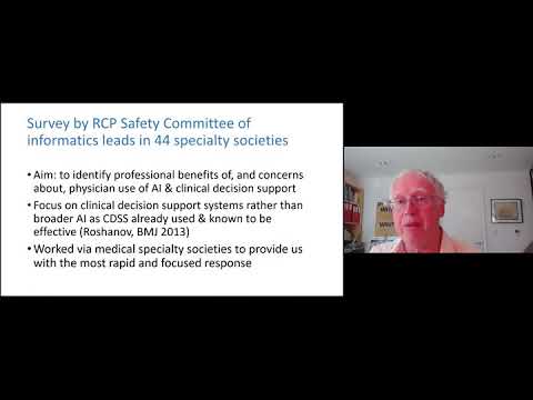 Clinical Decision Support Systems - What Makes CDSS Trustable - Professor Jeremy Wyatt