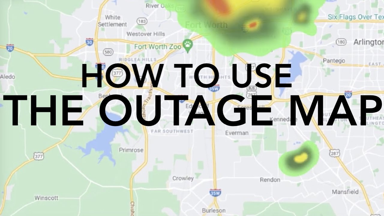 How to Use Oncor's Storm Center Outage Map