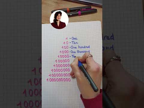 🇬🇧 Prononcez les nombres en anglais de 1 à 1 milliard !