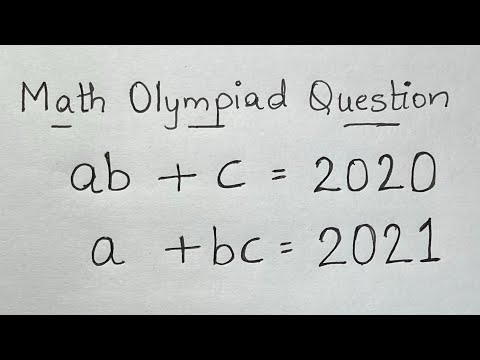 France - Math Olympiad Question | An Algebraic Expression | You should be able to solve this!