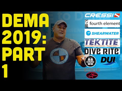 DEMA 2019: PART 1: Major Manufacturers, New Scuba Diving Gear