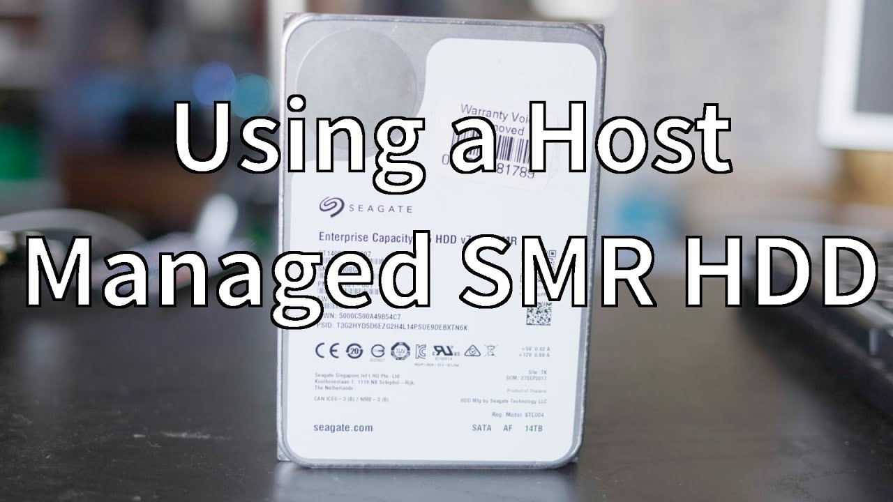 Using a Host Managed SMR HDD. Compatibility and Performance