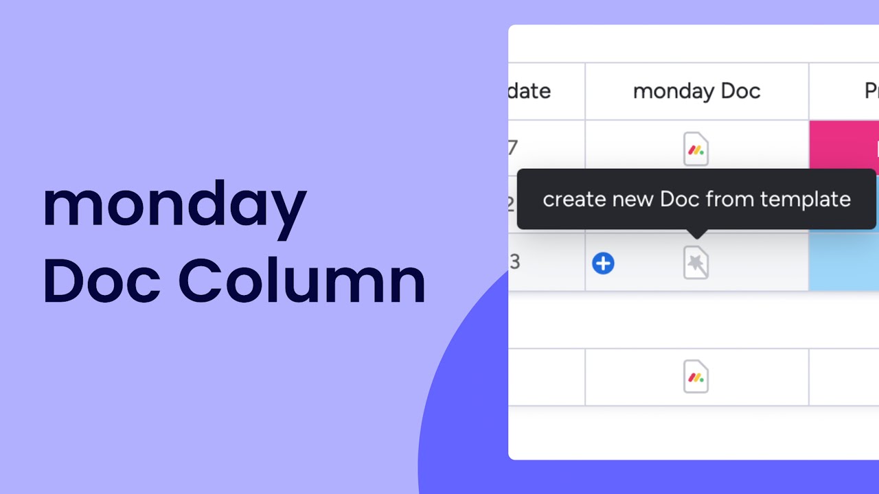 monday Doc Column | monday.com tutorials