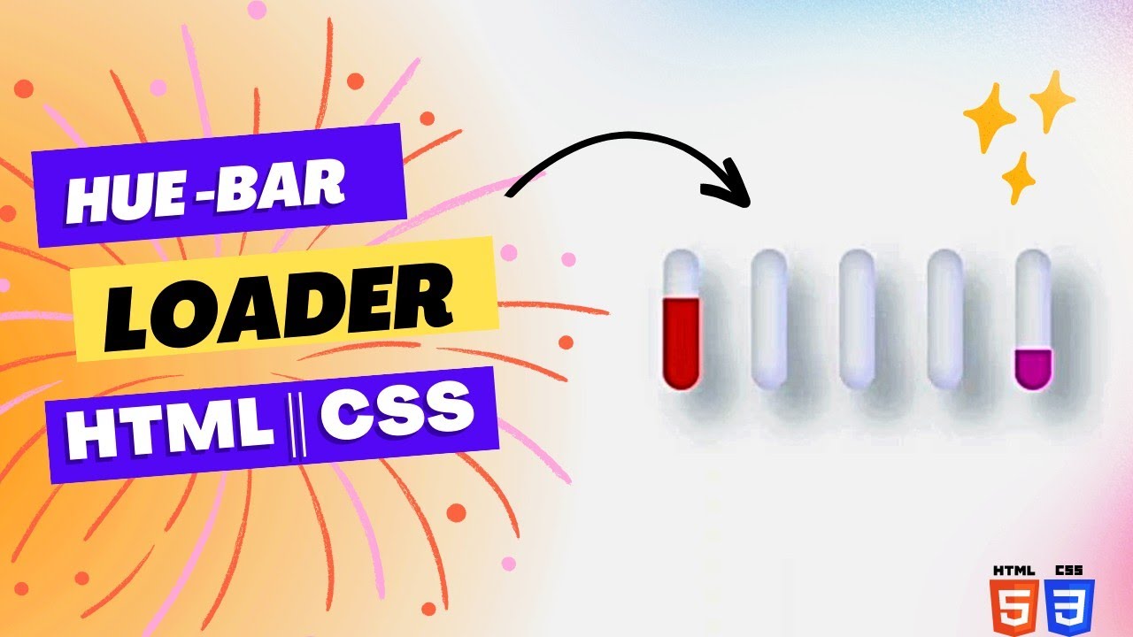 How to make Css Loading animation using html and css || website preloader animation