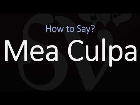 How to Pronounce Mea Culpa? (CORRECTLY) Meaning & Pronunciation